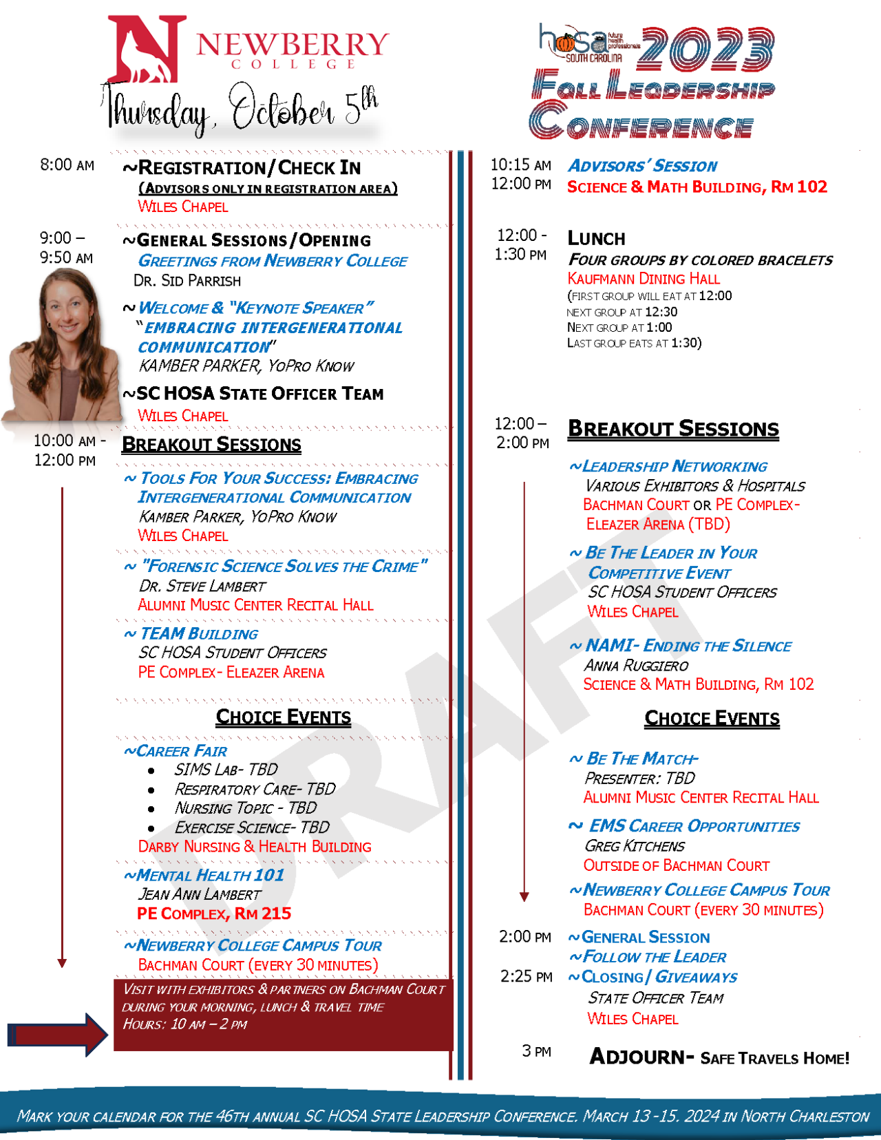 Fall Leadership Conference - SC HOSA