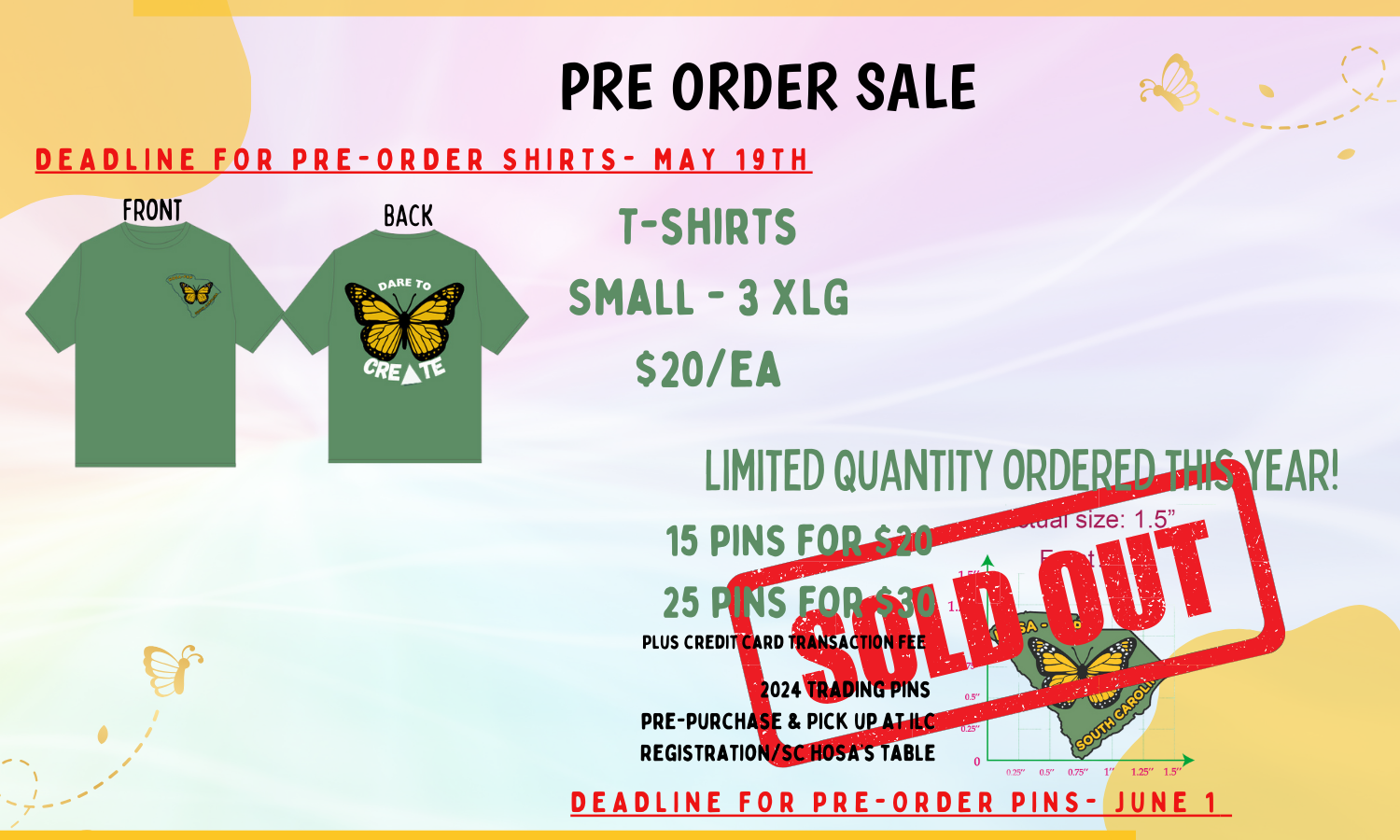 2024 Souvenir and Trading Pin Pre-Orders - SC HOSA